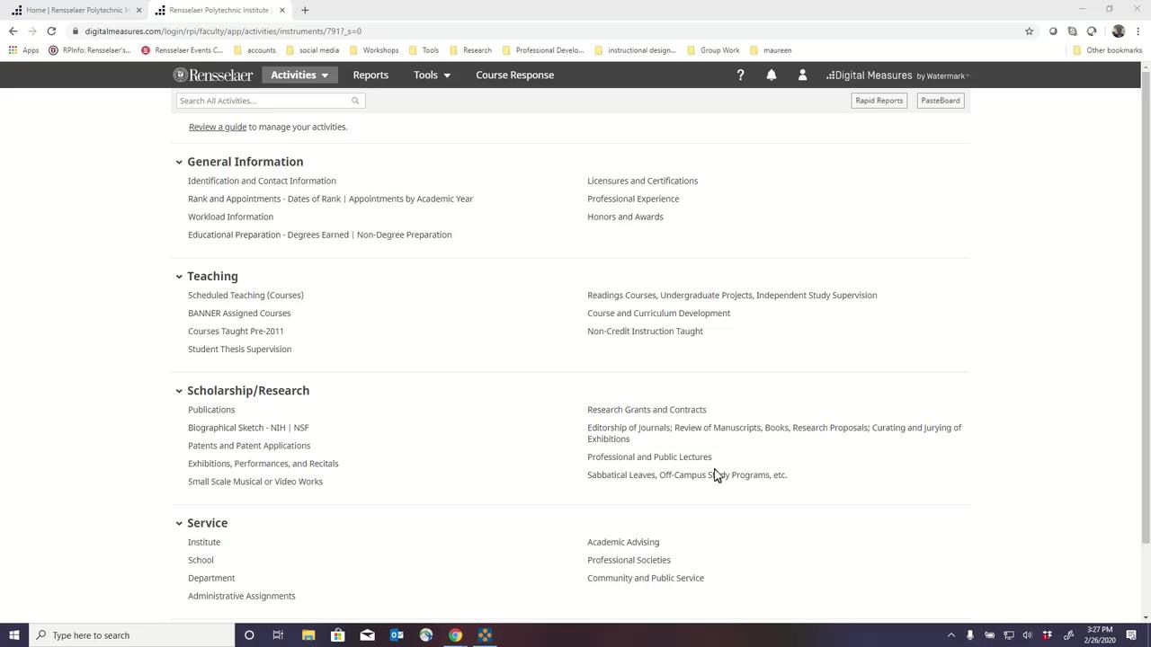Digital Measures - Running Reports
