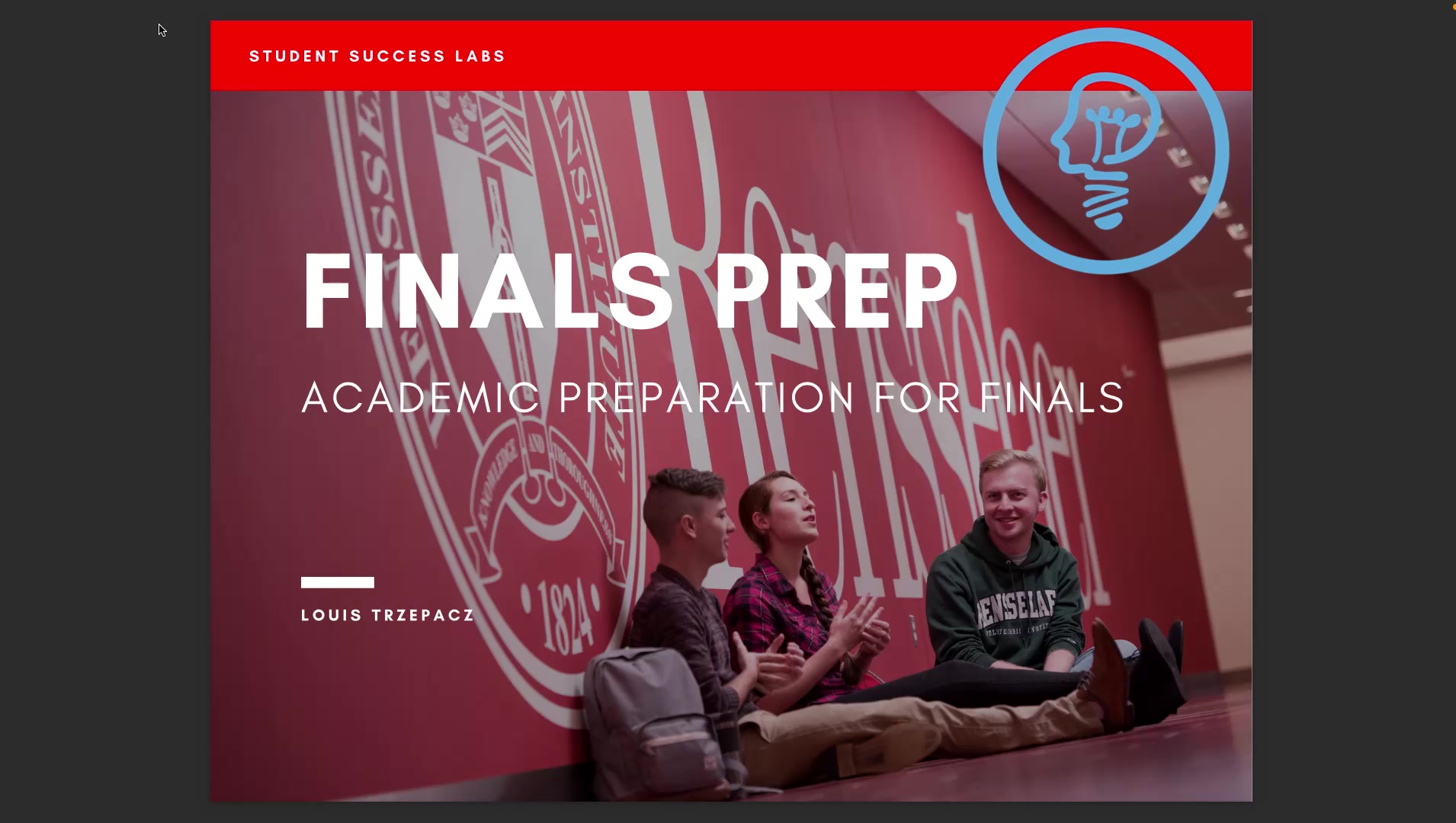 Preparing for Finals